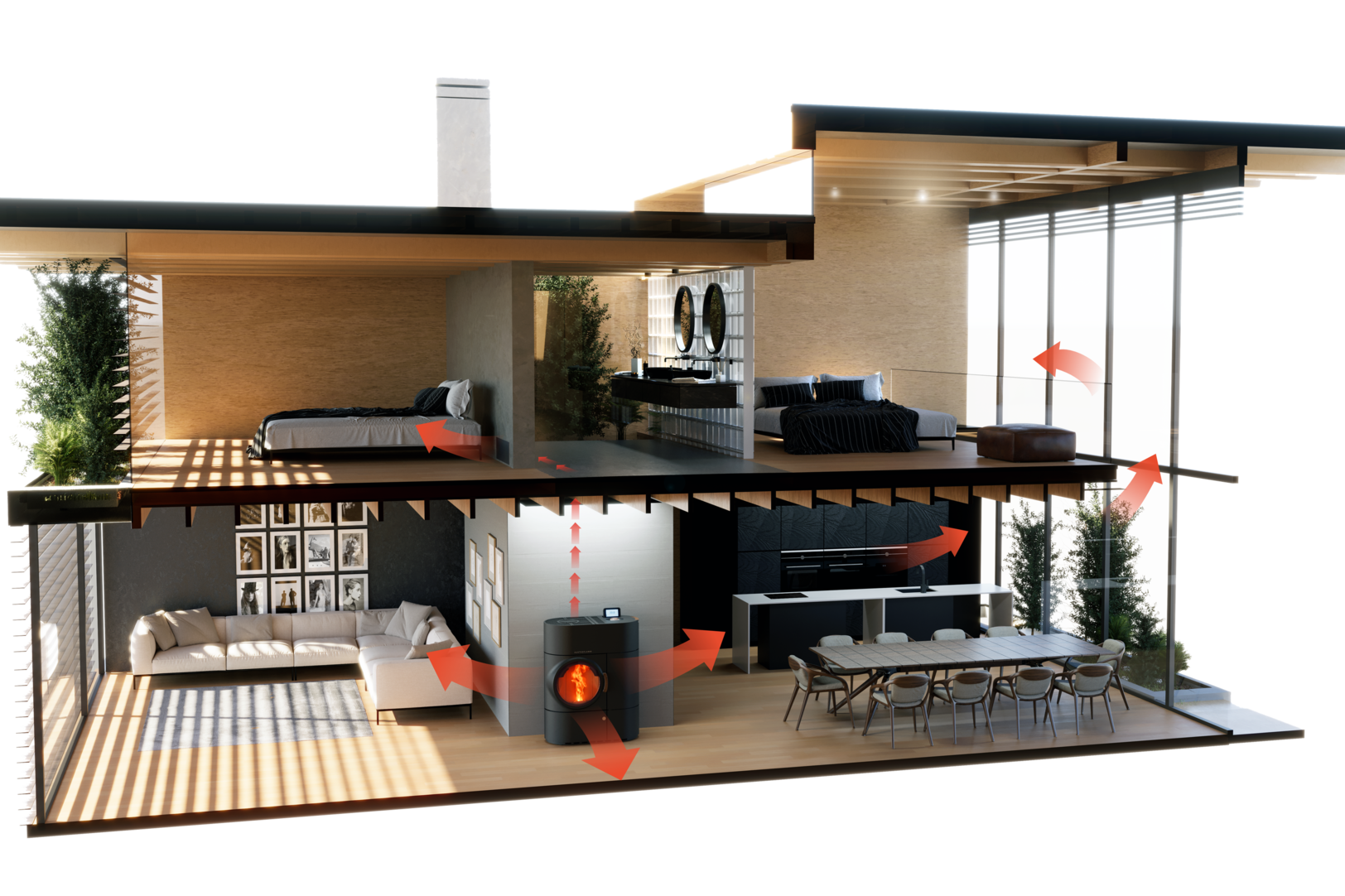 Air distribution module