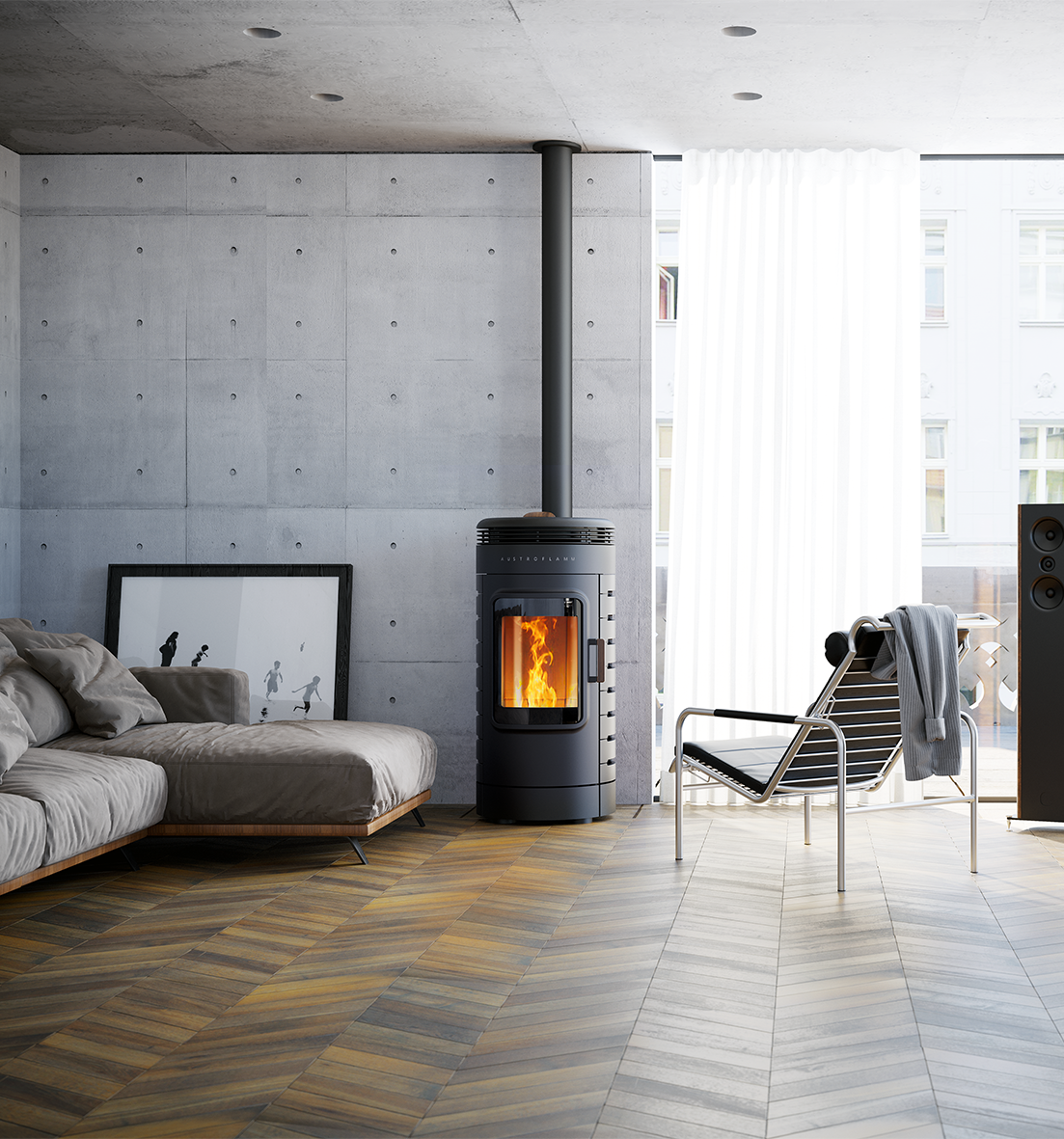 Pellet stove from Austroflamm